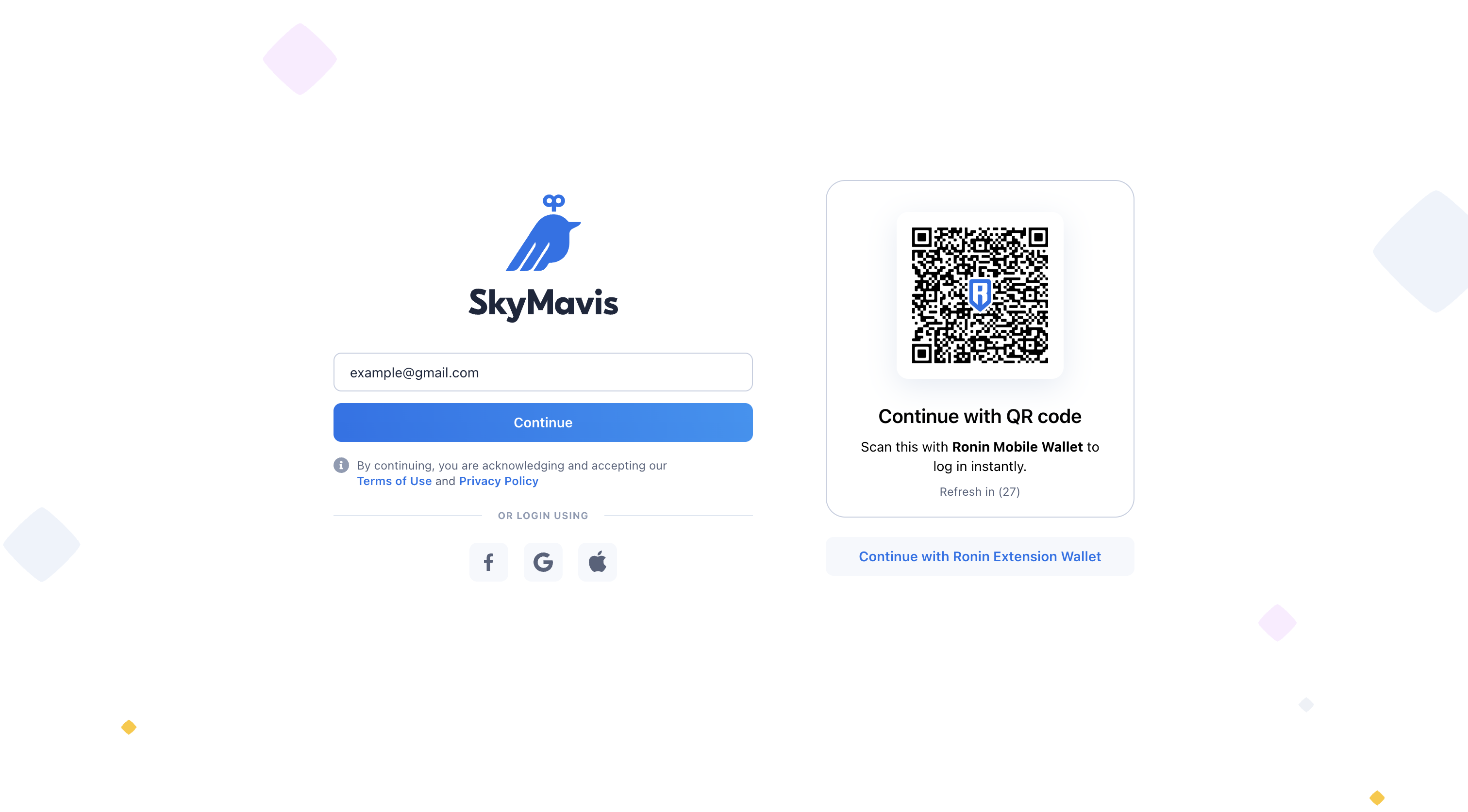 Reset Your Password for Marketplace and Mavis Hub – Sky Mavis