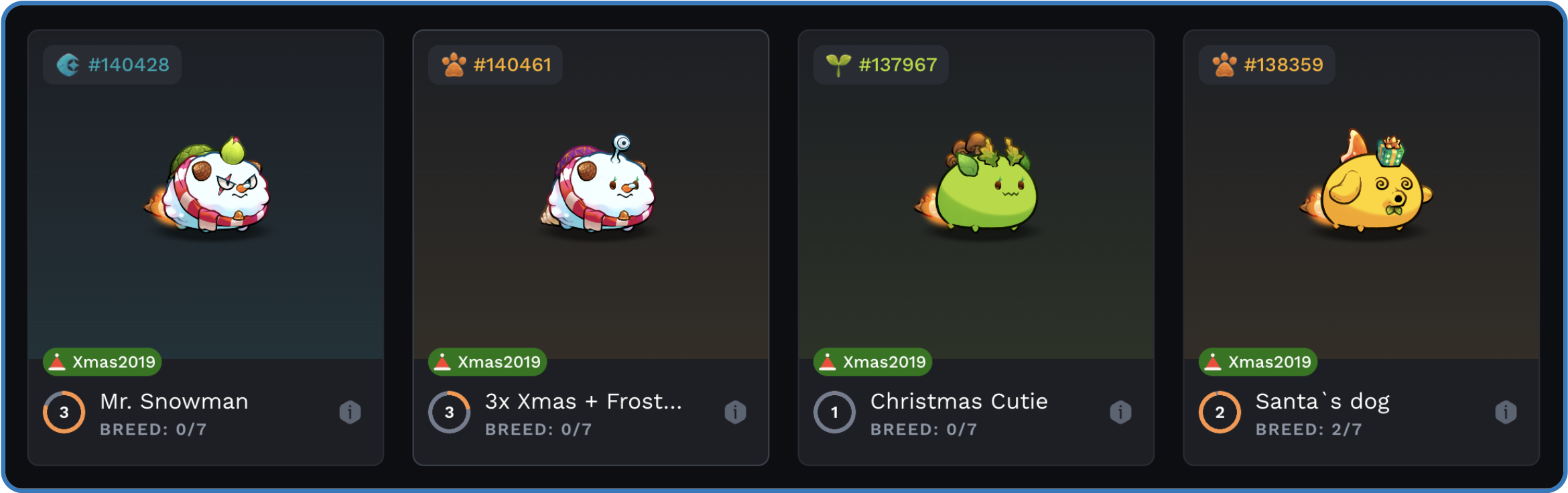 Collectible Axies Overview – Sky Mavis