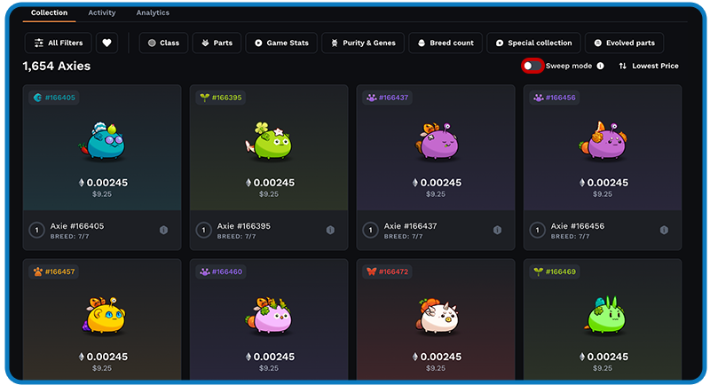 How to Buy NFTs in App.Axie – Sky Mavis