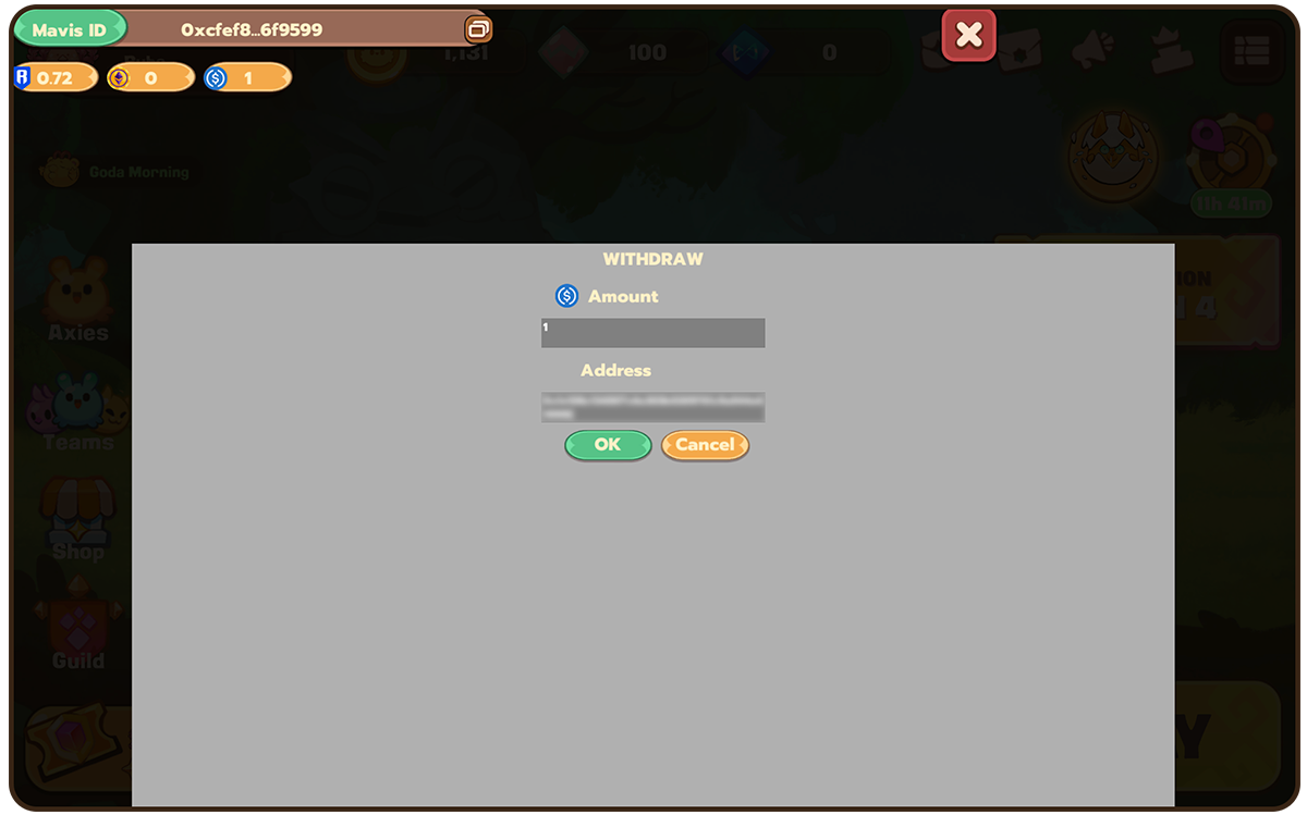 Axie Classic - Purchase Gems, List/Buy Axies, Transfer Tokens using ...