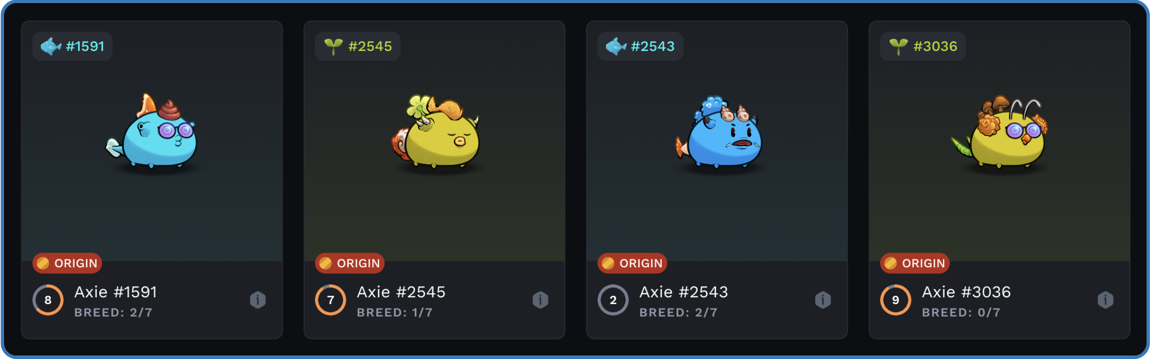 Visão Geral dos Axies Colecionáveis – Sky Mavis