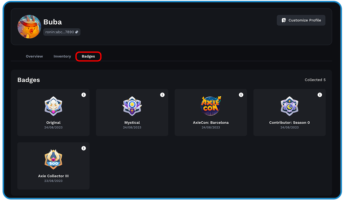 Lunacian Badges – Sky Mavis