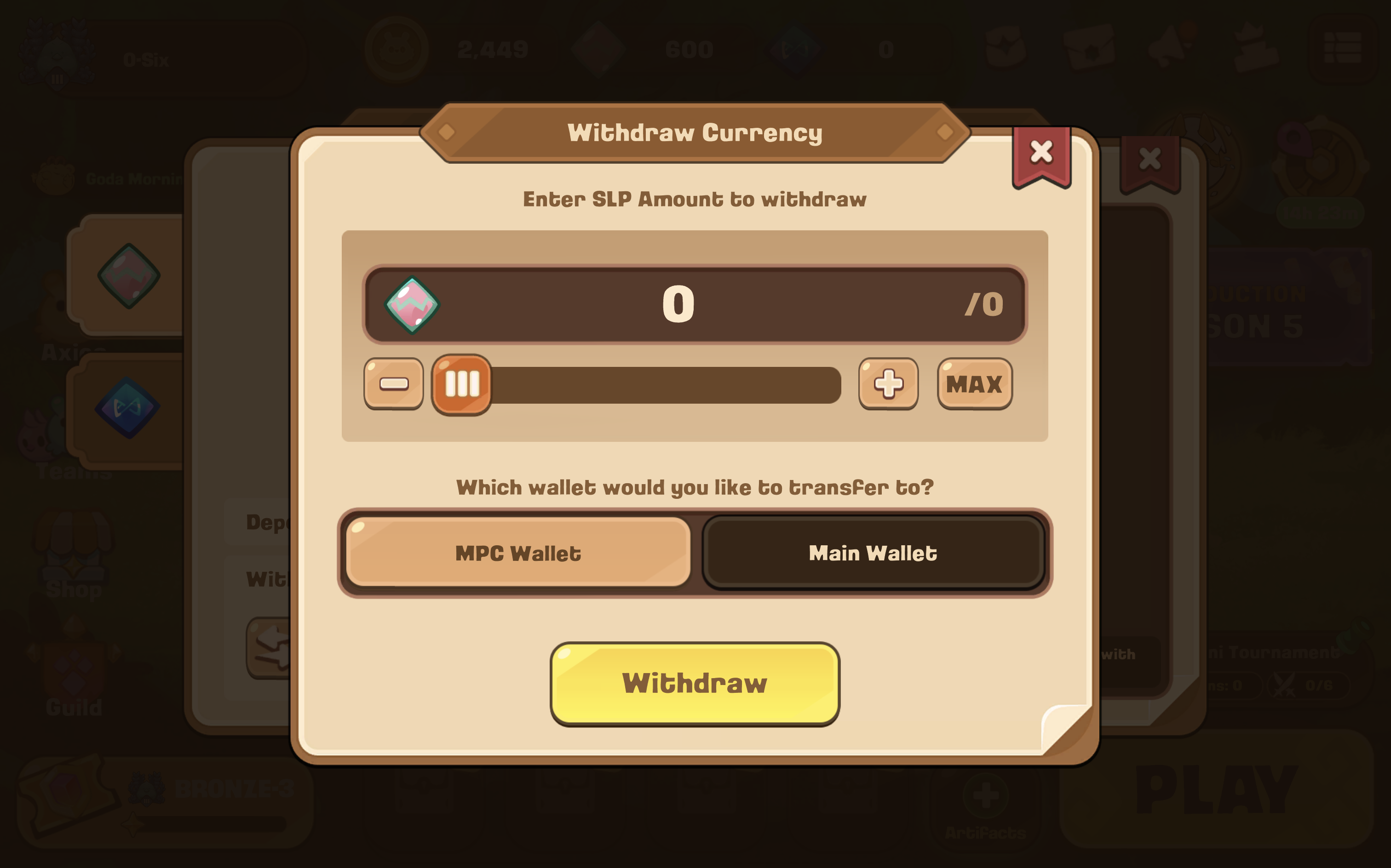 Axie Classic - AXS/SLP Withdrawal – Sky Mavis