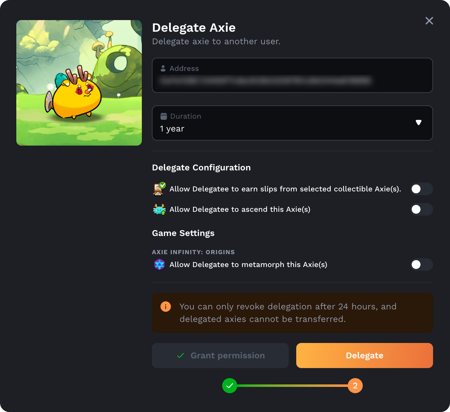 Axie Delegation Guide – Sky Mavis