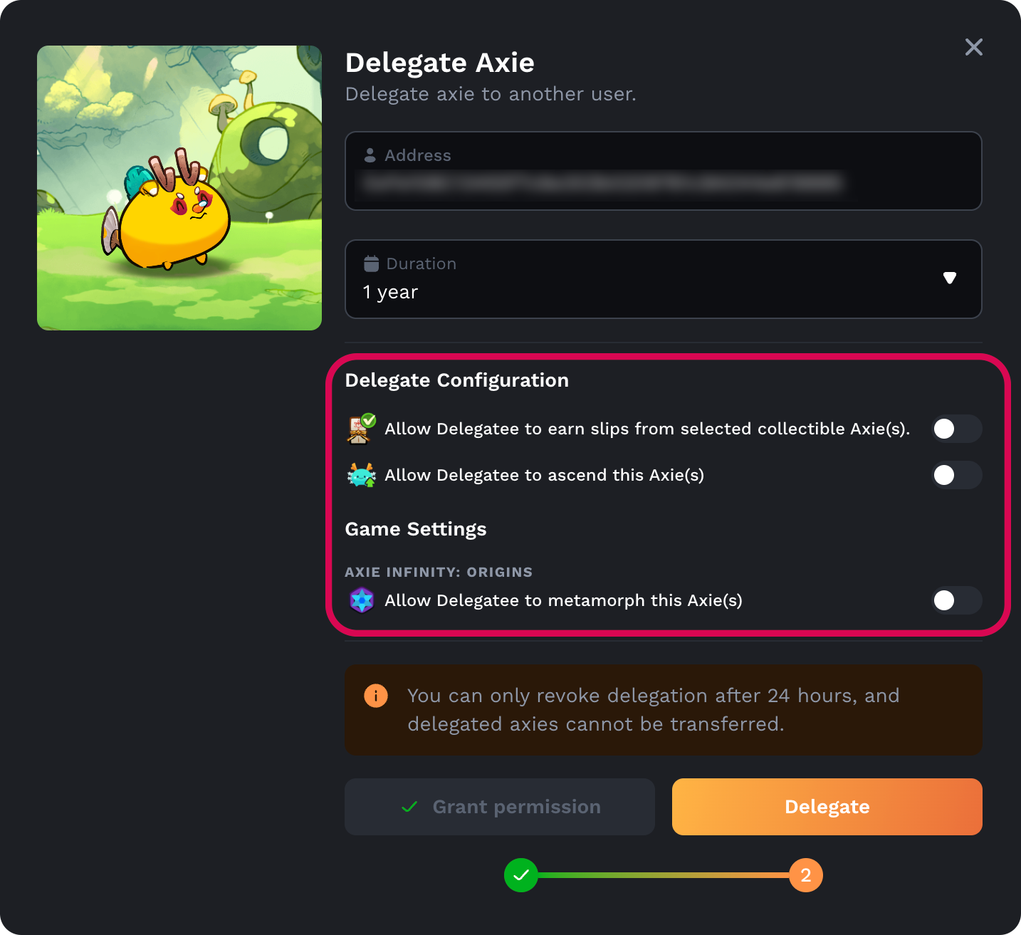 Axie Delegation Guide – Sky Mavis
