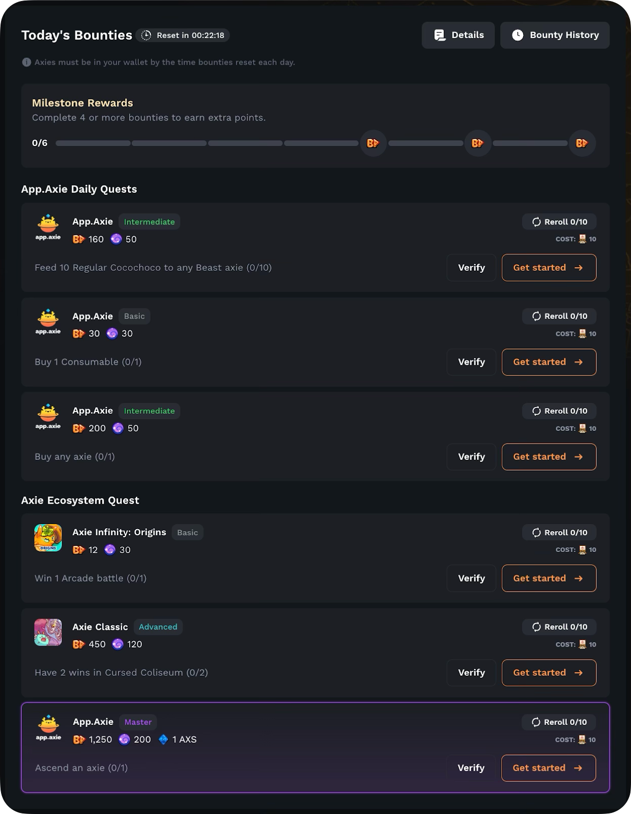 App.Axie - Codex and Bounty Board – Sky Mavis