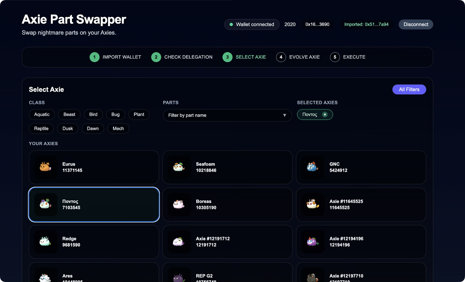 How to Use the Community-Made Axie Part Swapper Tool – Sky Mavis